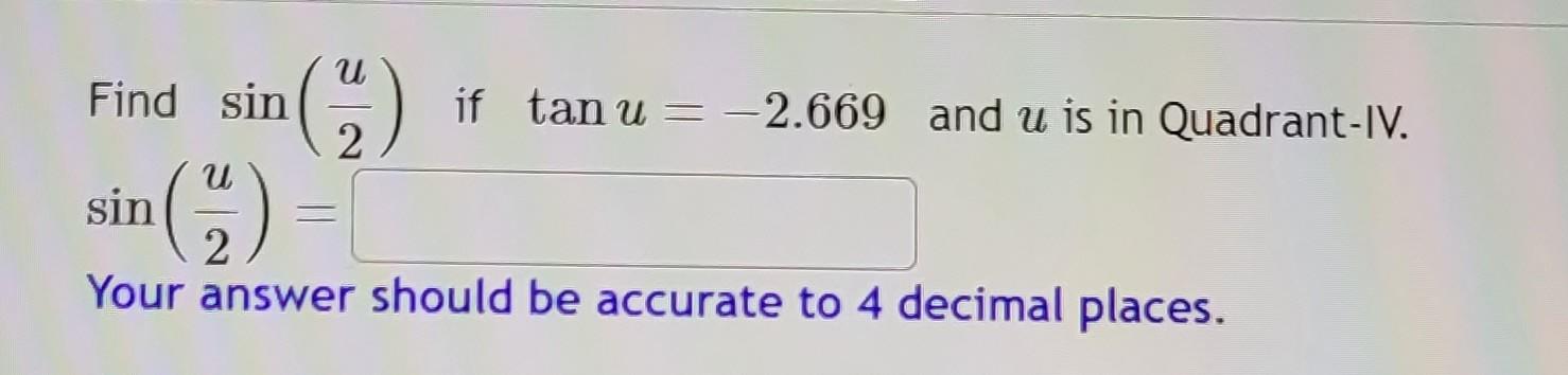 Solved If sec(x)=2529 (in Quadrant-I), find tan(2x)= (Please | Chegg.com