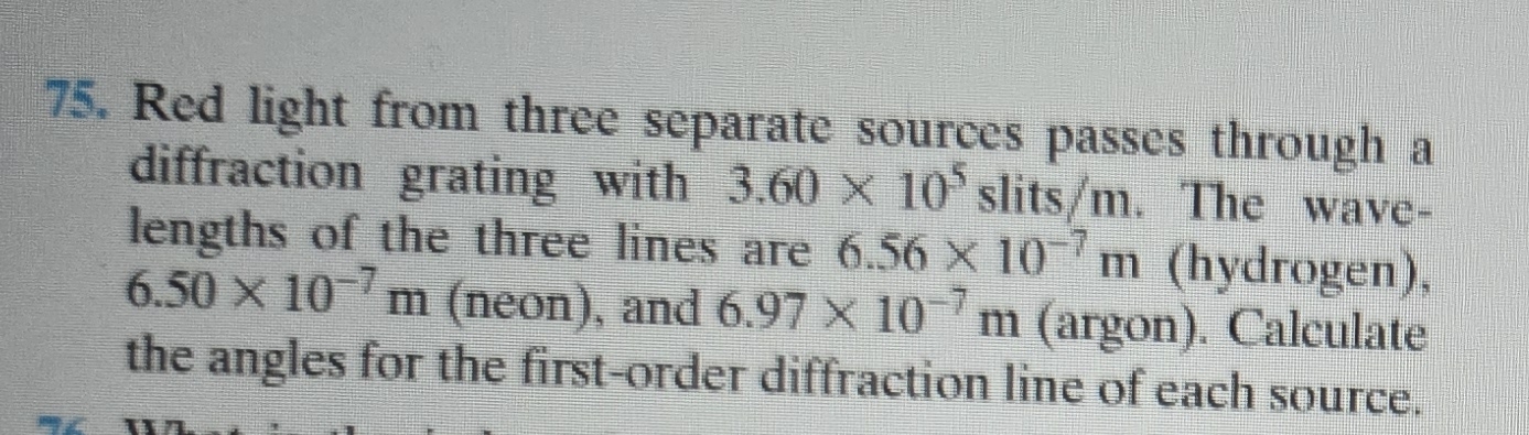 Solved Red light from three separate sources passes through | Chegg.com