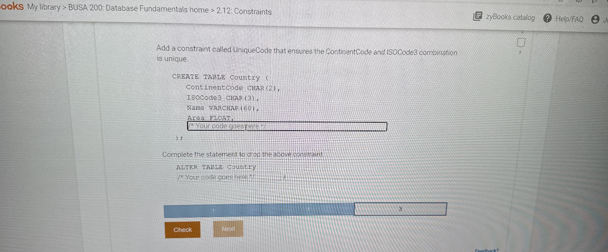 Solved ooks My library/7 BUSA 200: Database Fundamentals | Chegg.com Solved ooks My library/7 BUSA 200: Database Fundamentals | Chegg.com
