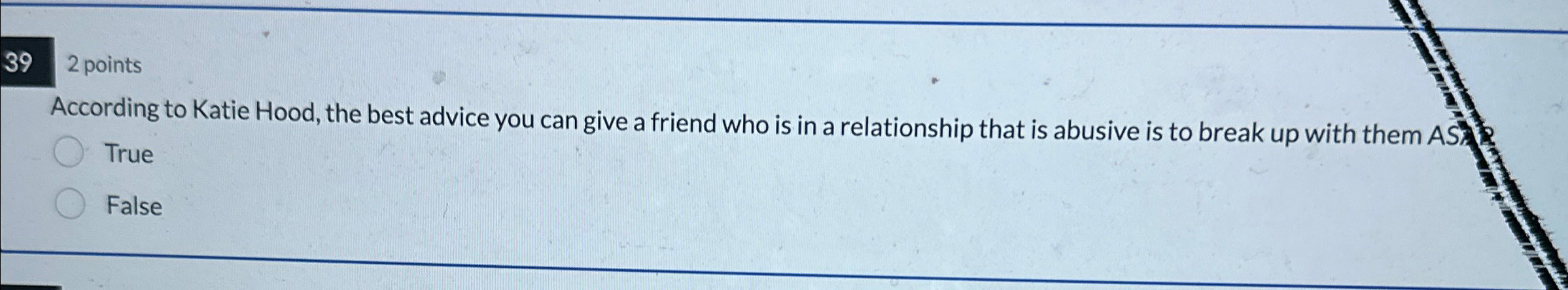 Solved 392 ﻿pointsAccording to Katie Hood, the best advice | Chegg.com