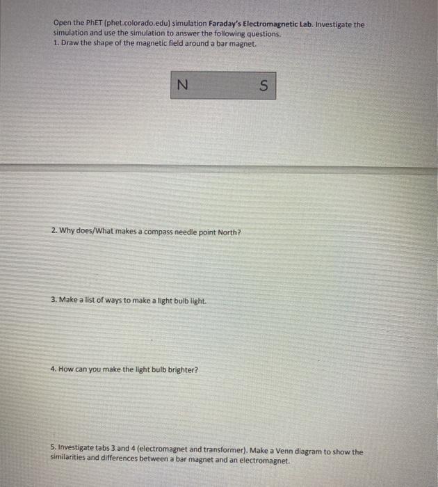 Solved Open the PhET (phet.colorado.edu) simulation | Chegg.com