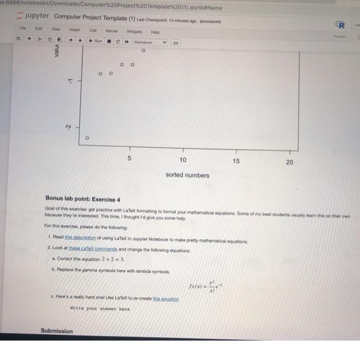 Solved O localhost:8888/notebooks | Chegg.com