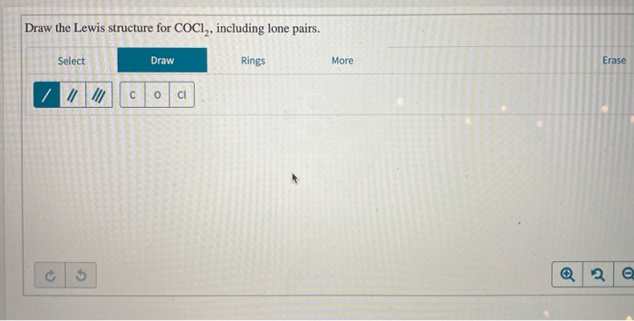 Solved Draw the Lewis structure for COCI,, including lone | Chegg.com