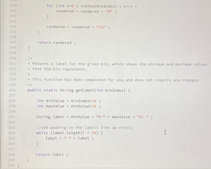 Solved Task We've provided the skeleton of a class that can | Chegg.com