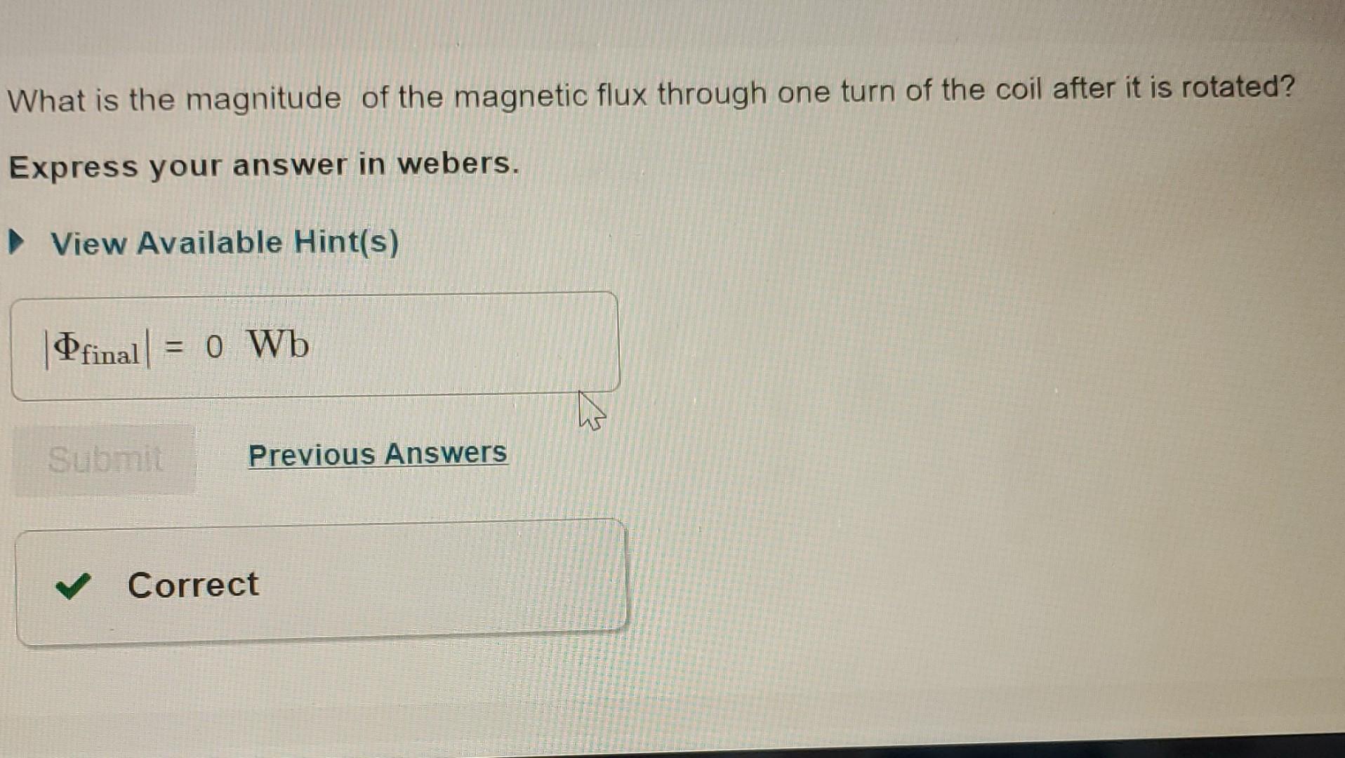 Solved What is the magnitude of the average emf induced in | Chegg.com
