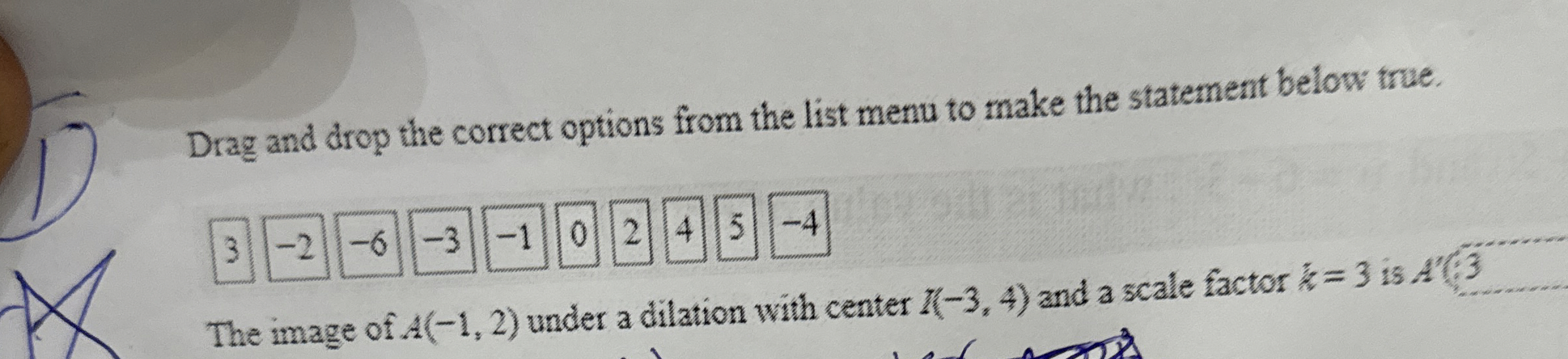 Solved Drag and drop the correct options from the list menu | Chegg.com