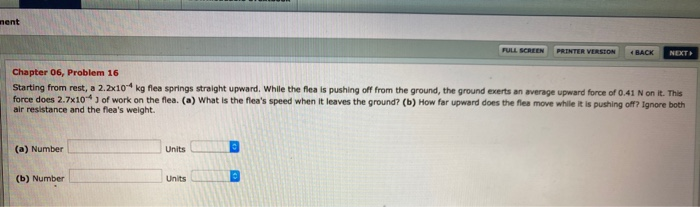 Solved ment FULL SCREEN PRINTER VERSION BACK NEXT Chapter | Chegg.com