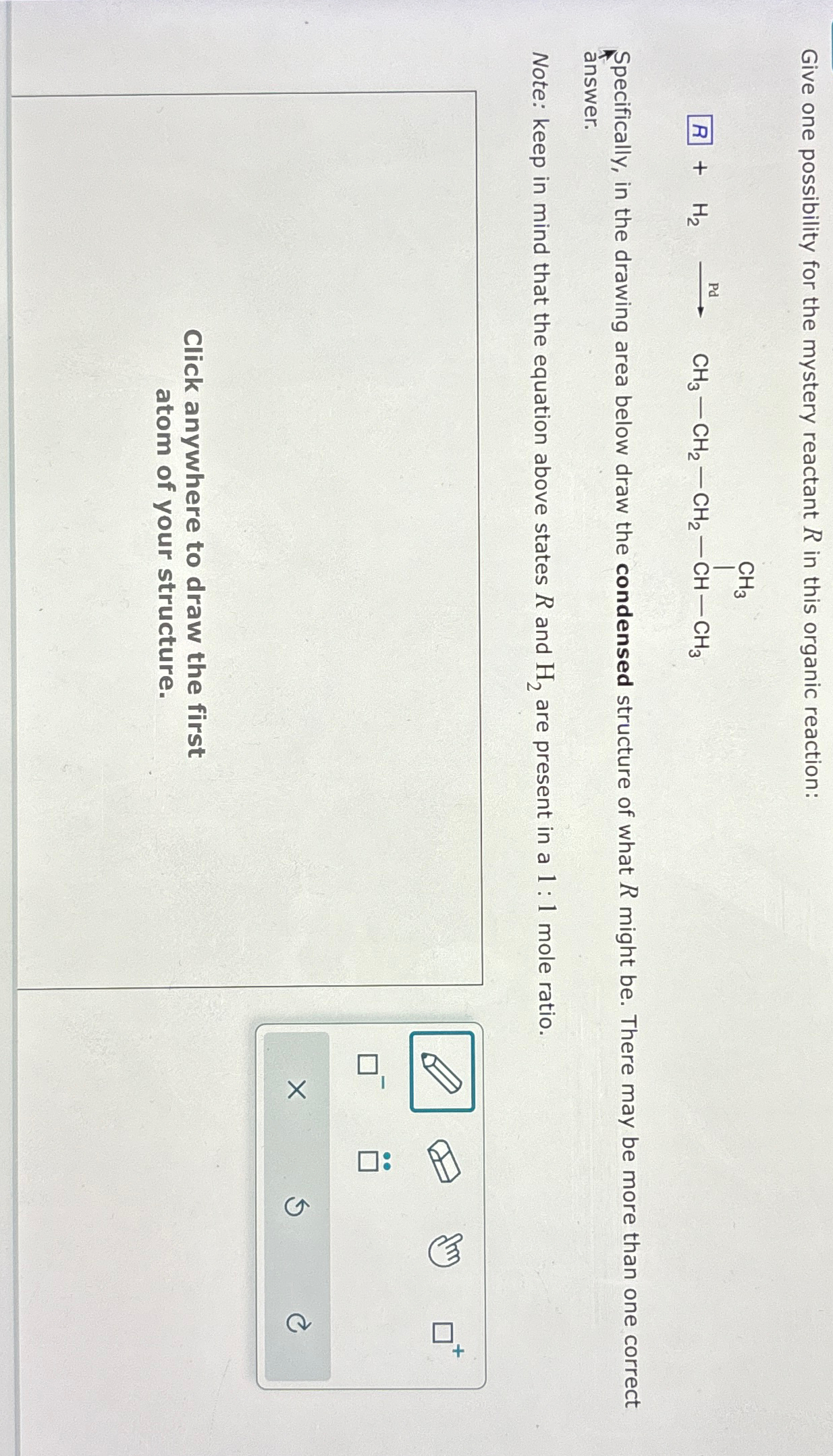 Solved Give one possibility for the mystery reactant R ﻿in | Chegg.com