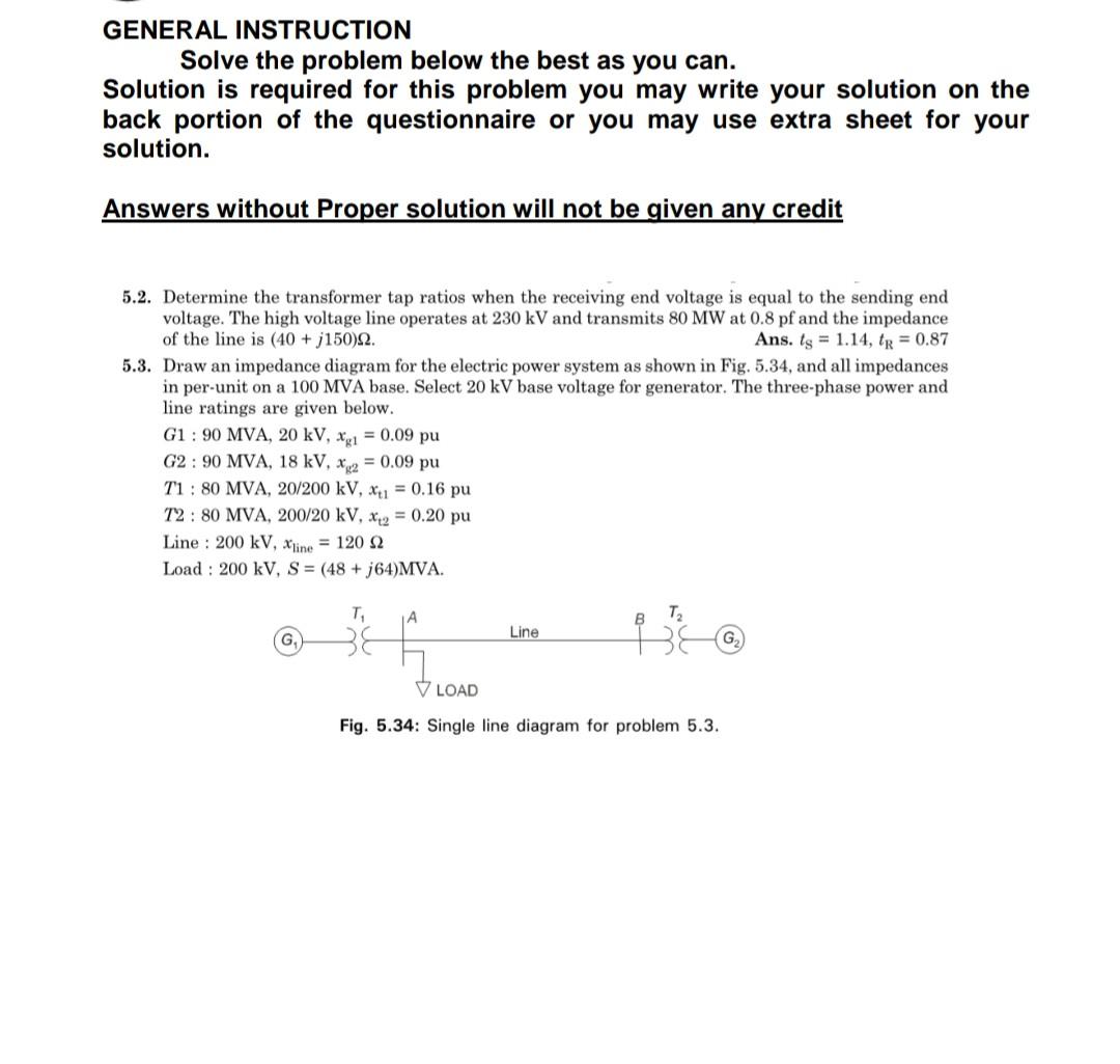Solved GENERAL INSTRUCTION Solve the problem below the best | Chegg.com