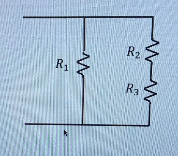 Solved 6.4 A three-resistor circuit is shown in Figure 6.2. | Chegg.com