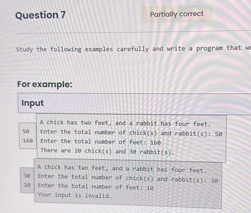 Solved Question 7 ﻿code in python pleasePartially | Chegg.com