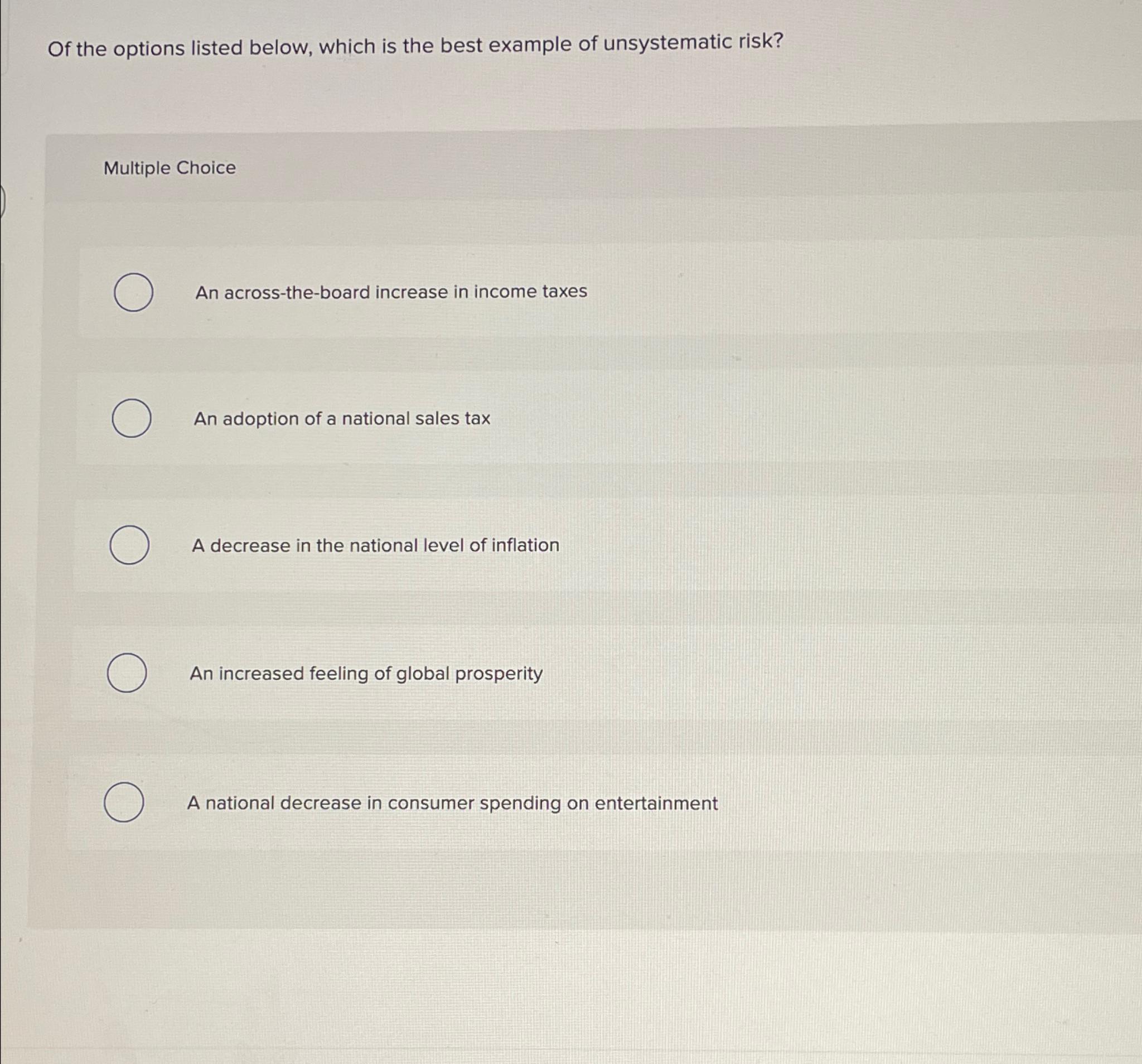 Solved Of the options listed below, which is the best | Chegg.com