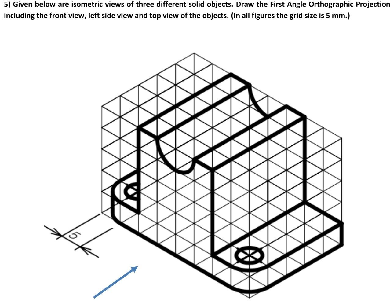Solved Given below are isometric views of three different | Chegg.com