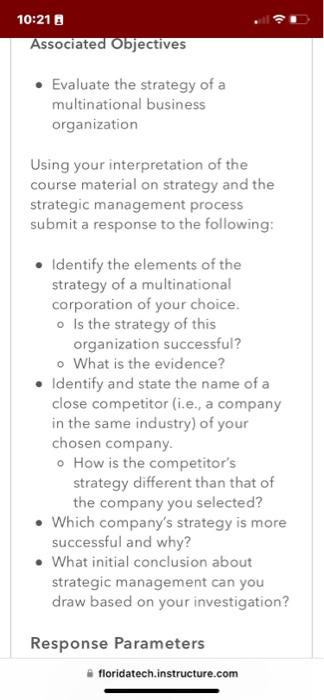 Solved - Evaluate the strategy of a multinational business | Chegg.com