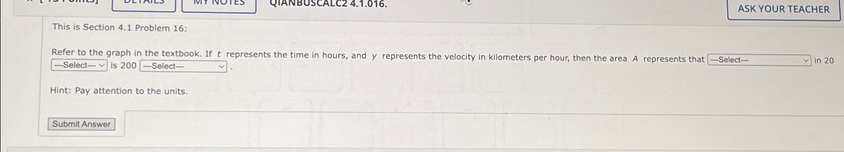 Solved This Is Section 4 1 ﻿problem 16 Refer To The Graph In