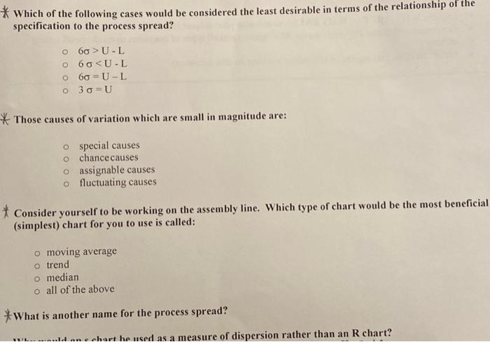 Solved * Which of the following cases would be considered | Chegg.com