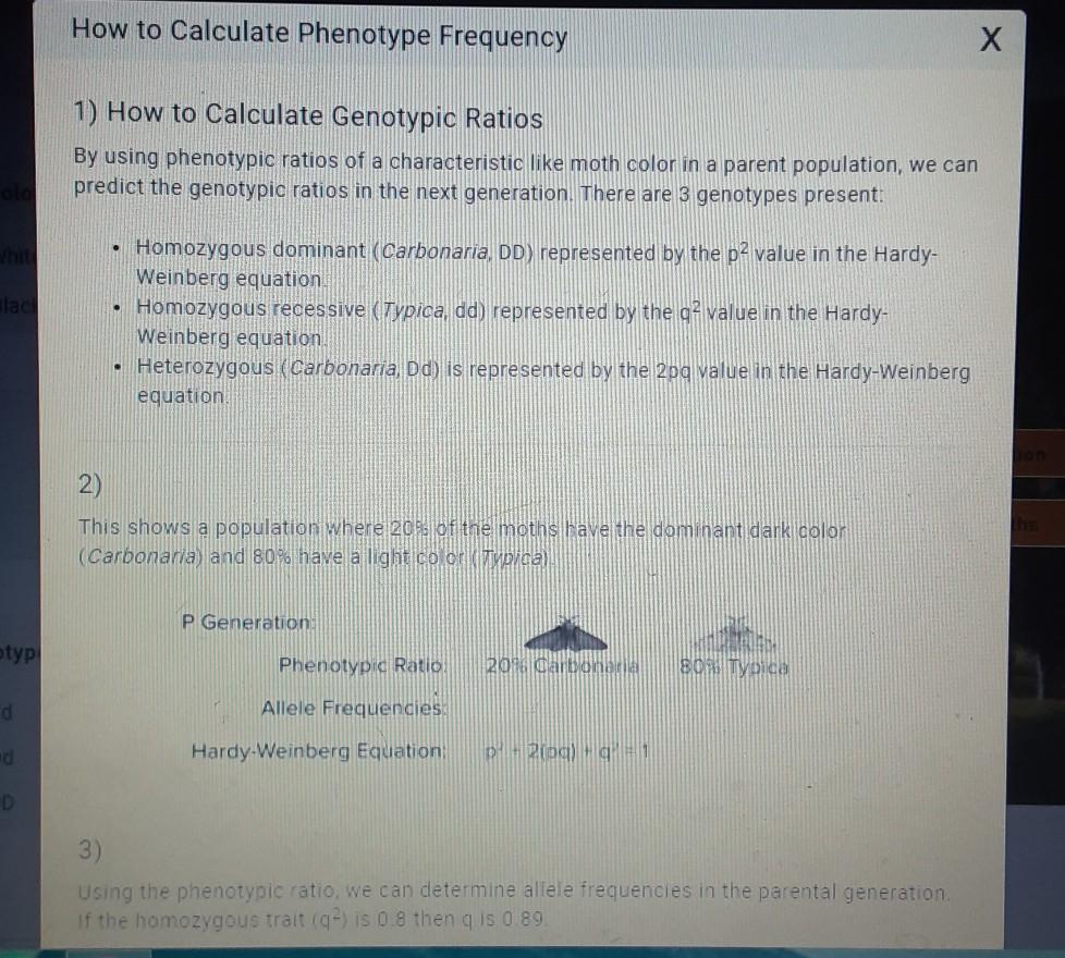 Solved SELECTION - NATURAL SELECTION IN INSECTS Lab Data | Chegg.com