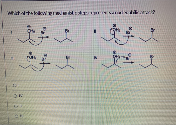 Solved Which of the following mechanistic steps represents a | Chegg.com
