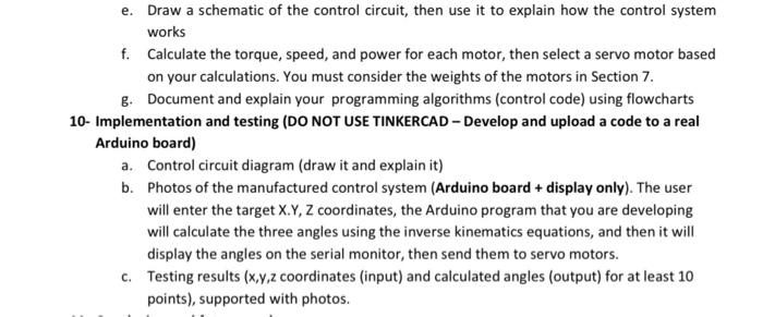 Solved Design and control a CNC articulated robot arm Design | Chegg.com