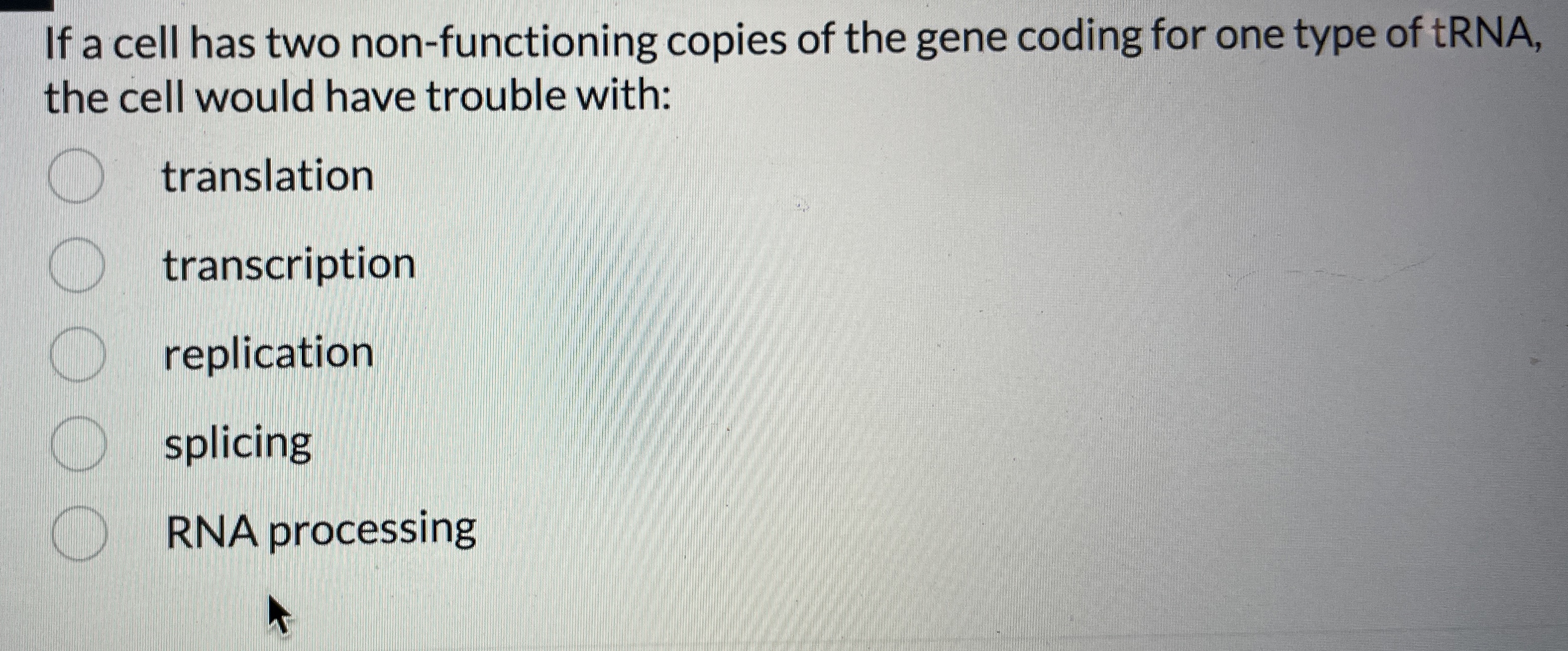 Solved If a cell has two non-functioning copies of the gene | Chegg.com