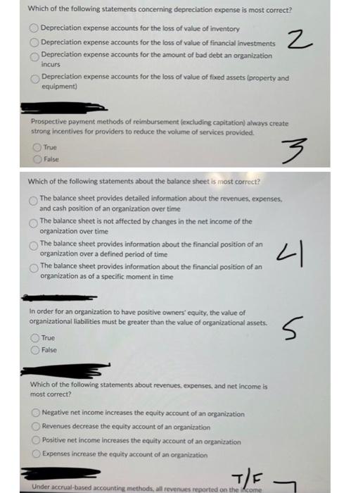 Solved Which of the following statements concerning | Chegg.com