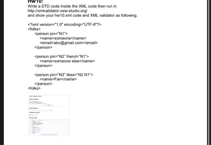 Lab10: The following is a given XML code | Chegg.com