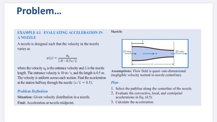 Solved Problem... 28 of 79 • Local acceleration 21 - 0 | Chegg.com