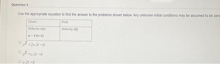 Solved Use the appropriate equation to find the answer to | Chegg.com