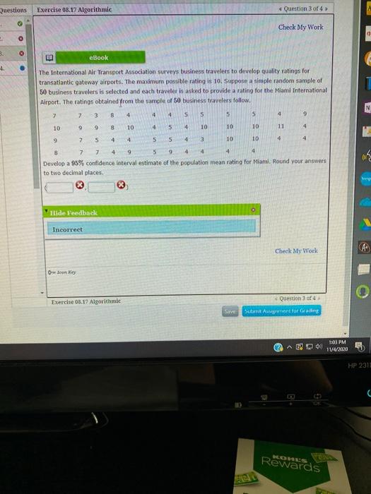 Solved Questions Exercise 08.17 Algorithmic Question 3 of 4 | Chegg.com