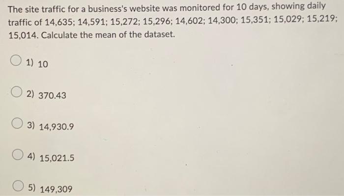 Solved For each of the following variables, identify the | Chegg.com