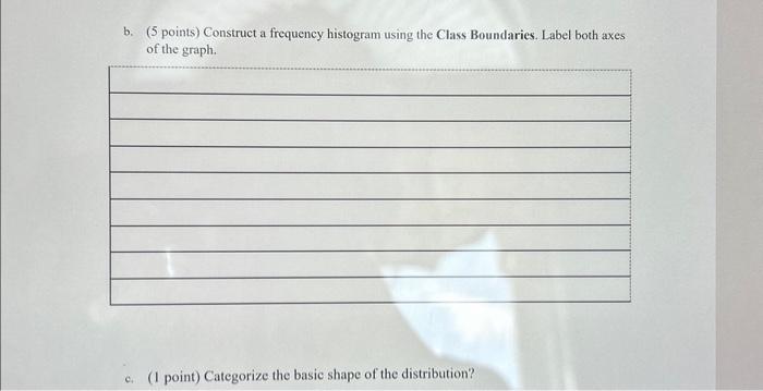 Solved 21. Construct a frequency table using 6 classes and | Chegg.com Solved 21. Construct a frequency table using 6 classes and | Chegg.com