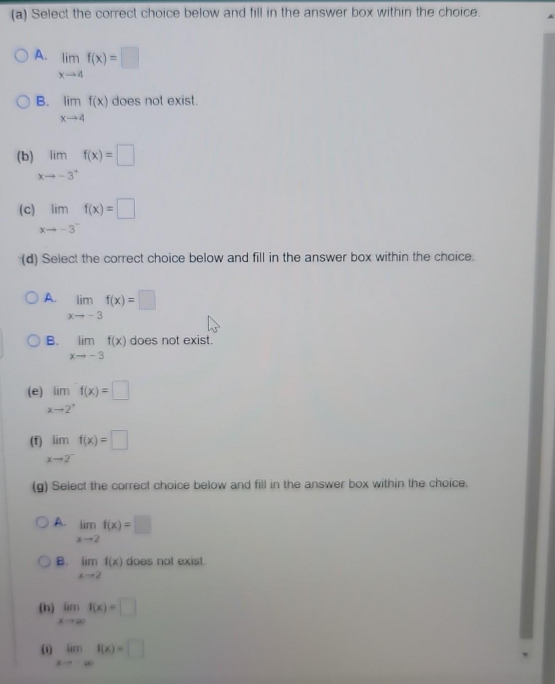 Solved using the following graph of the function f, evaluate | Chegg.com