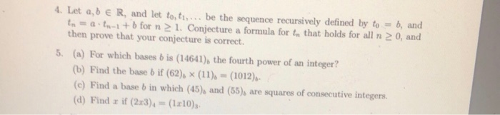 Solved discrete math / logic and foundation / induction / | Chegg.com