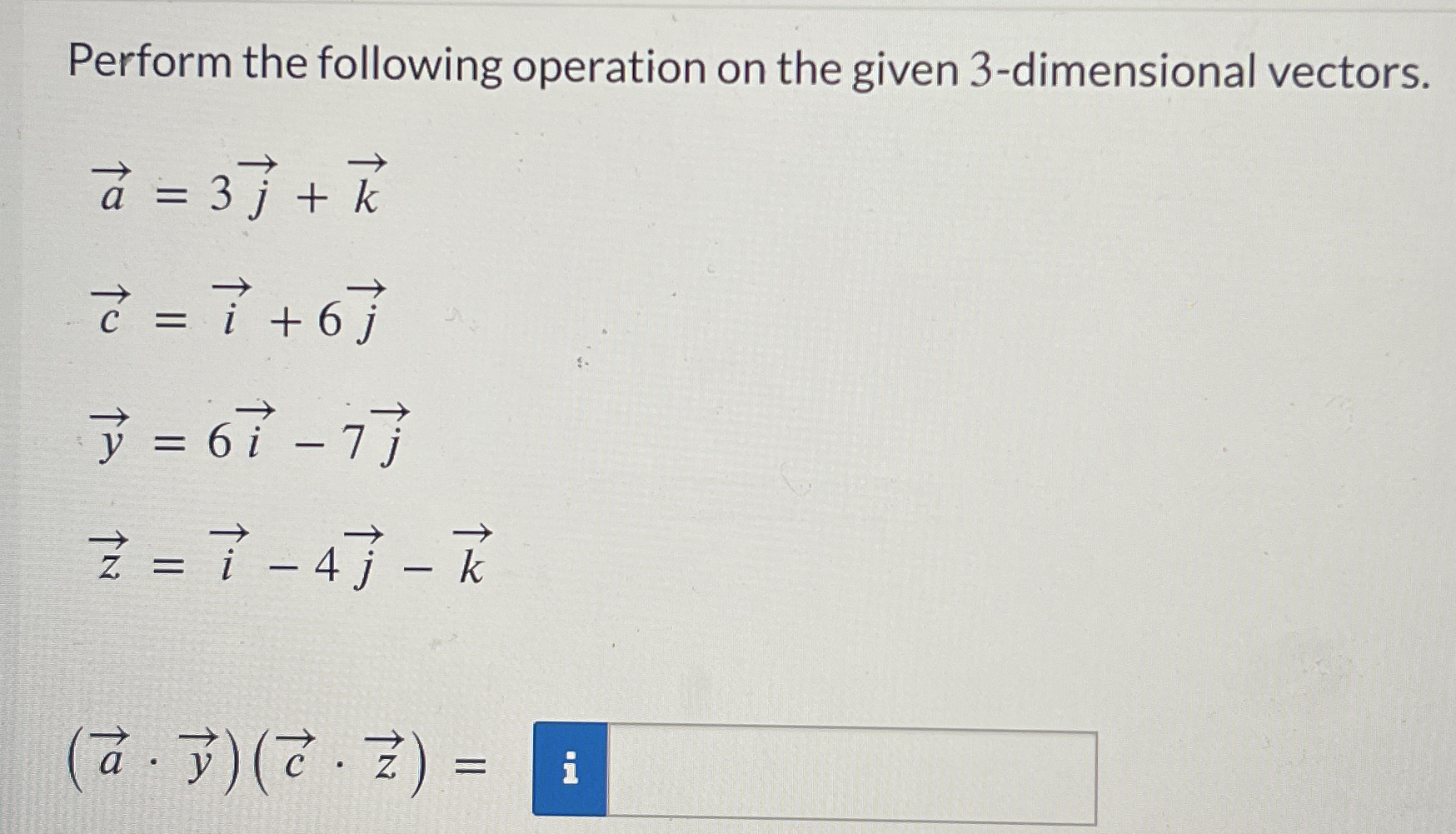 Solved Perform the following operation on the given | Chegg.com
