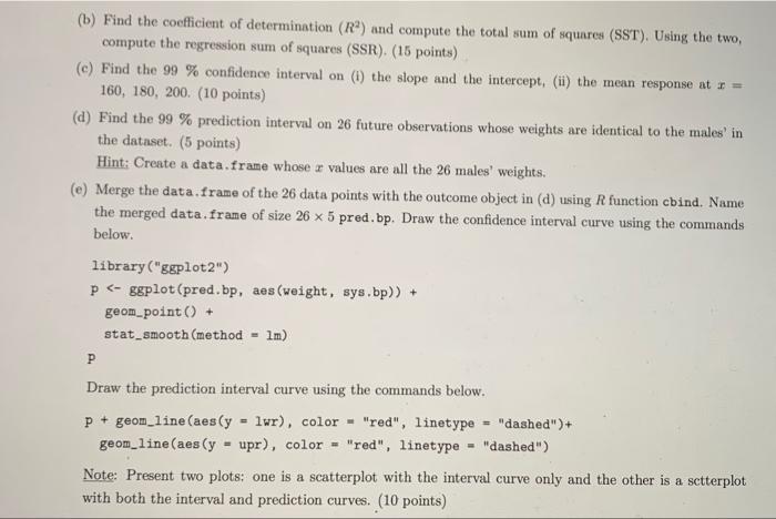 Solved Solve each part using R in Rstudio and provide a | Chegg.com