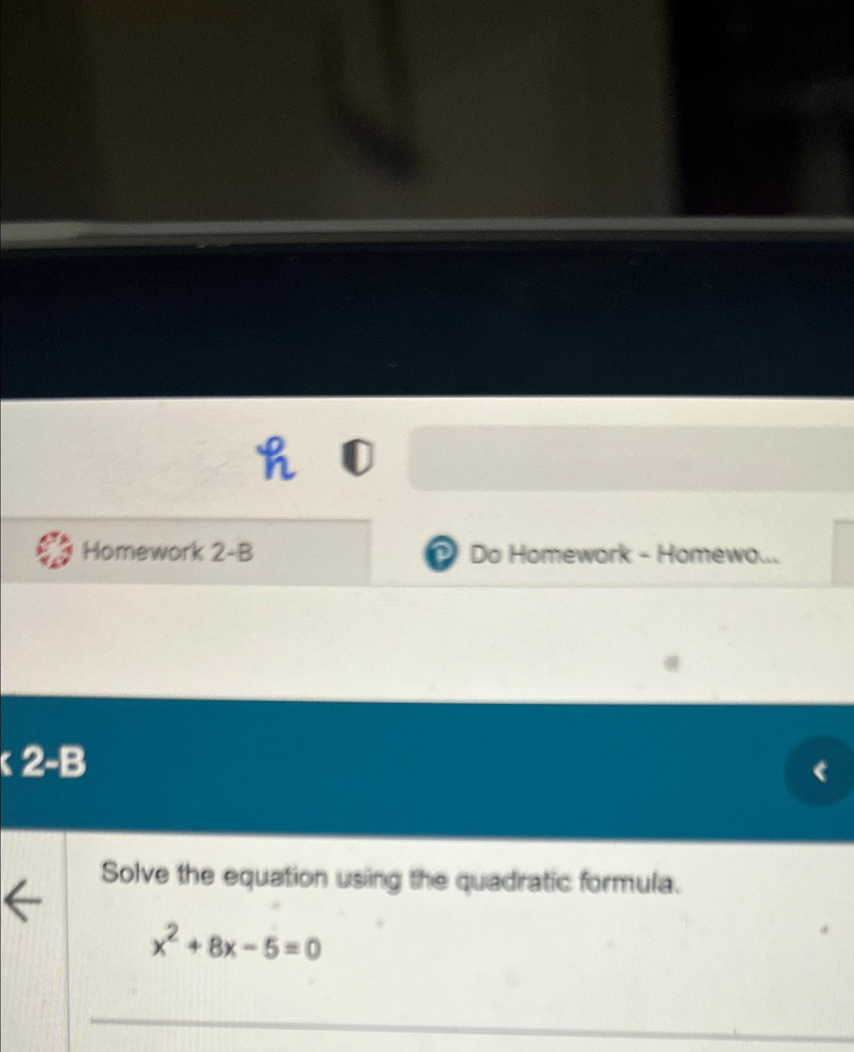 Solved Homework 2-B(P) ﻿Do Homework - ﻿Homewo..(2-BSolve the | Chegg.com