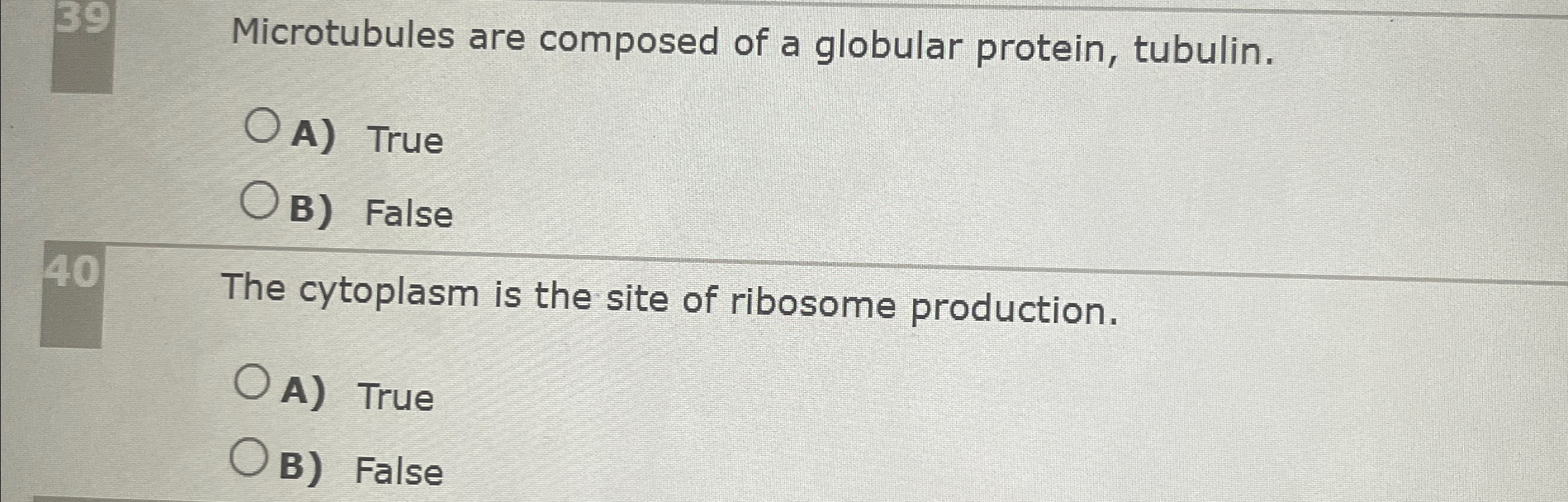Solved Microtubules are composed of a globular protein, | Chegg.com