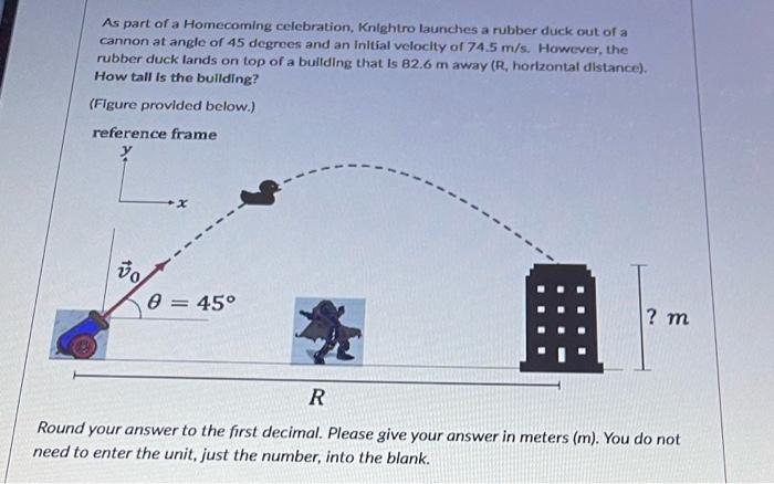 Solved As part of a Homecoming celebration, Knightro | Chegg.com