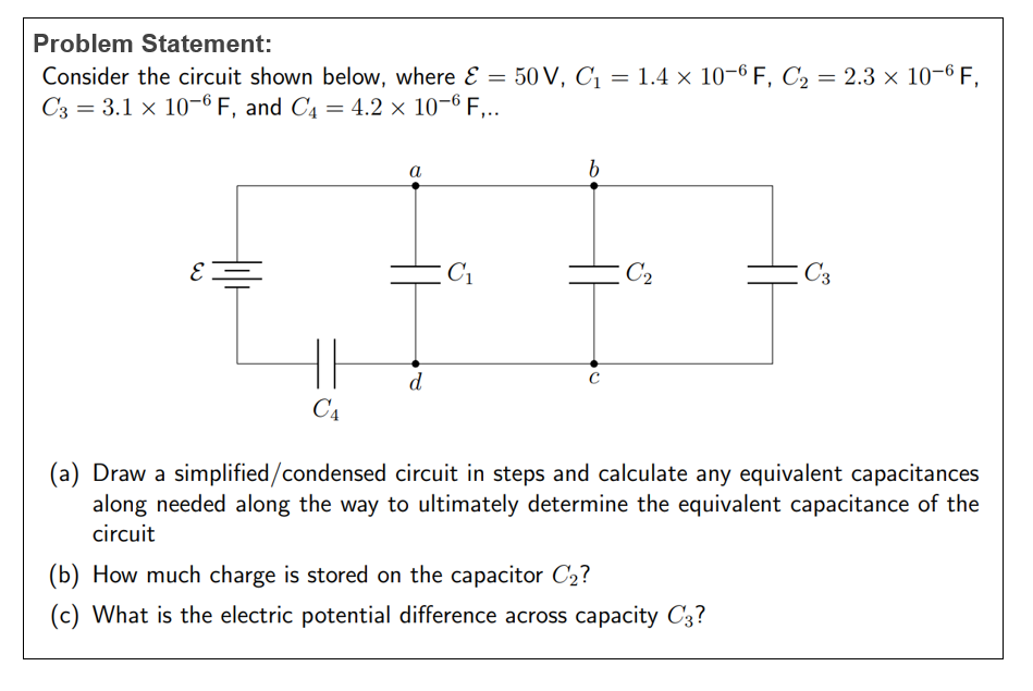 Solved Consider the circut shown below, solve a, ﻿b, ﻿and c. | Chegg.com