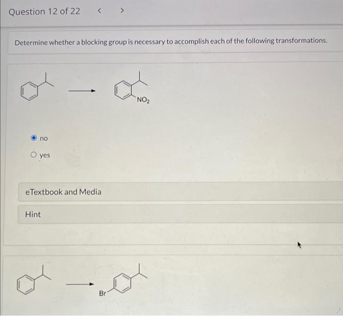Solved Determine whether a blocking group is necessary to | Chegg.com Solved Determine whether a blocking group is necessary to | Chegg.com