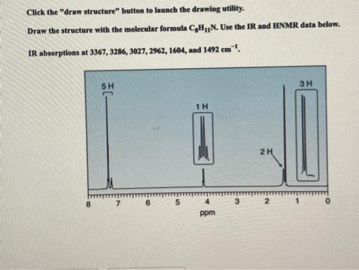 Solved Click the "draw structure" button to launch the | Chegg.com
