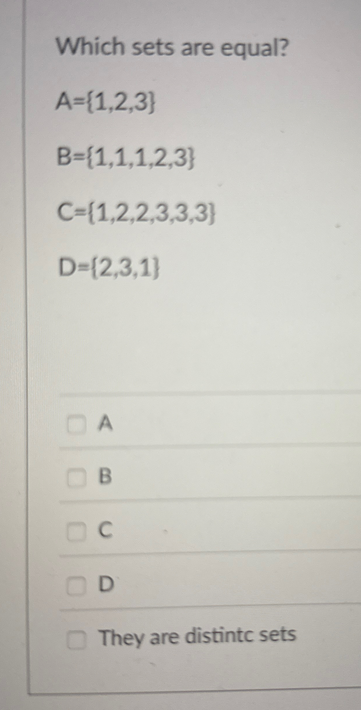 Solved Which sets are | Chegg.com