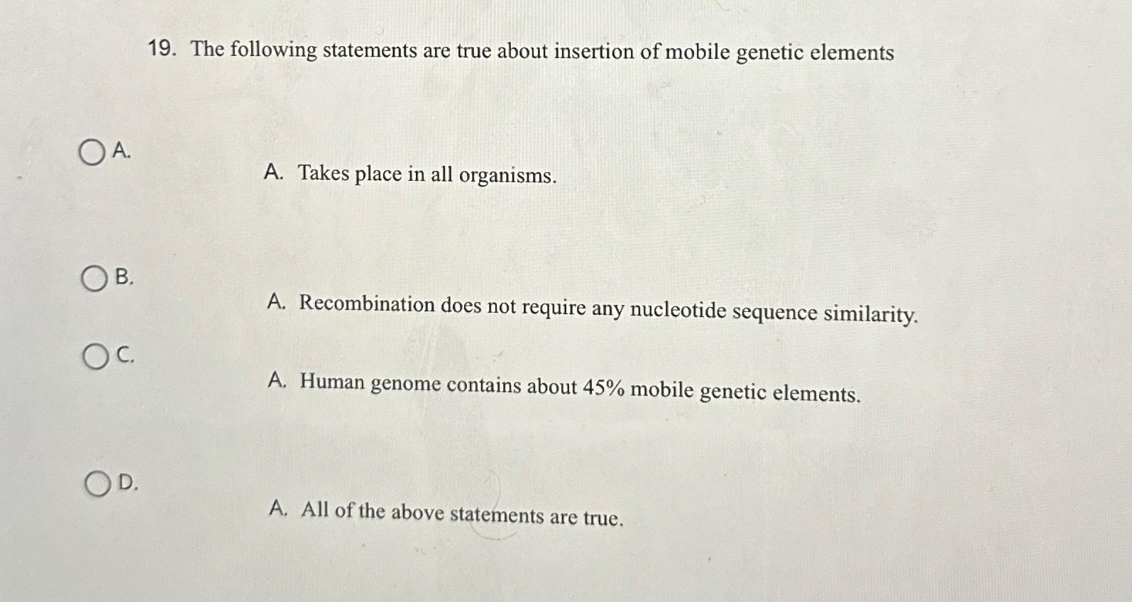 Solved The following statements are true about insertion of | Chegg.com