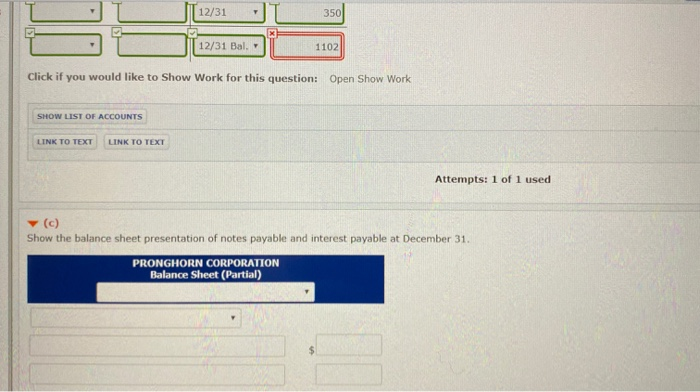 Solved Problem 10-05A a-d (Part Level Submission) Pronghorn | Chegg.com