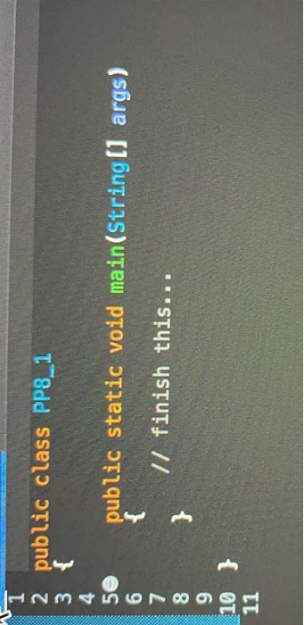 Solved PP 8.1 Design and implement a class called | Chegg.com