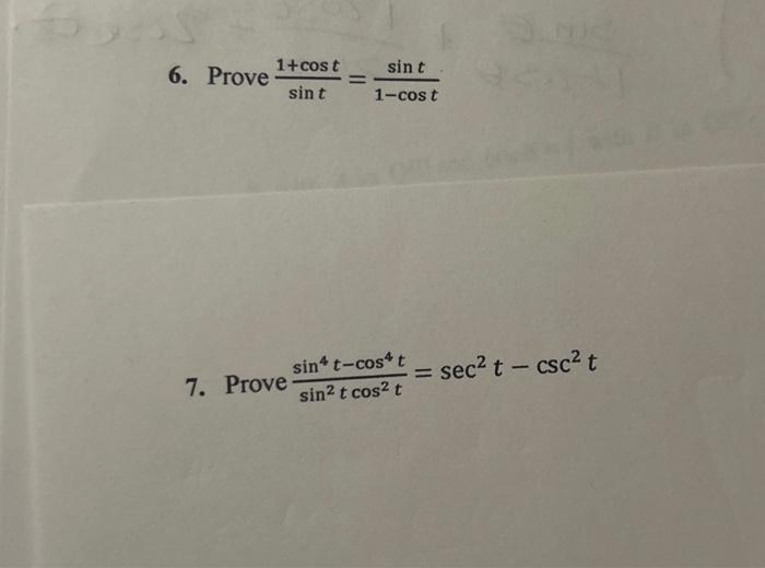 Solved sint1+cost=1−costsint | Chegg.com