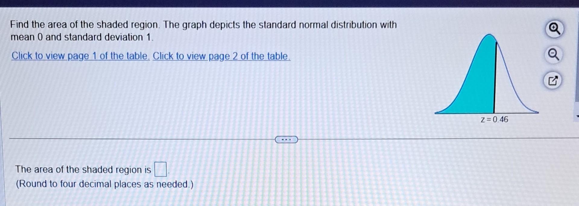 Solved Find the area of the shaded region. The graph depicts | Chegg.com