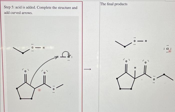 Solved Complete the mechanism for the reaction shown, a | Chegg.com