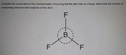 Solved Consider the circled atom in the structure below. | Chegg.com