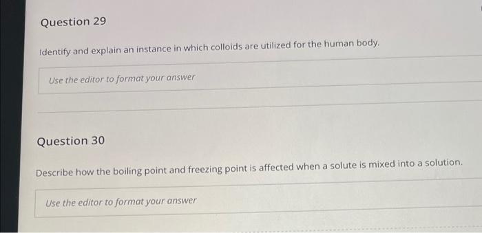 Solved Question 29 Identify and explain an instance in which | Chegg.com